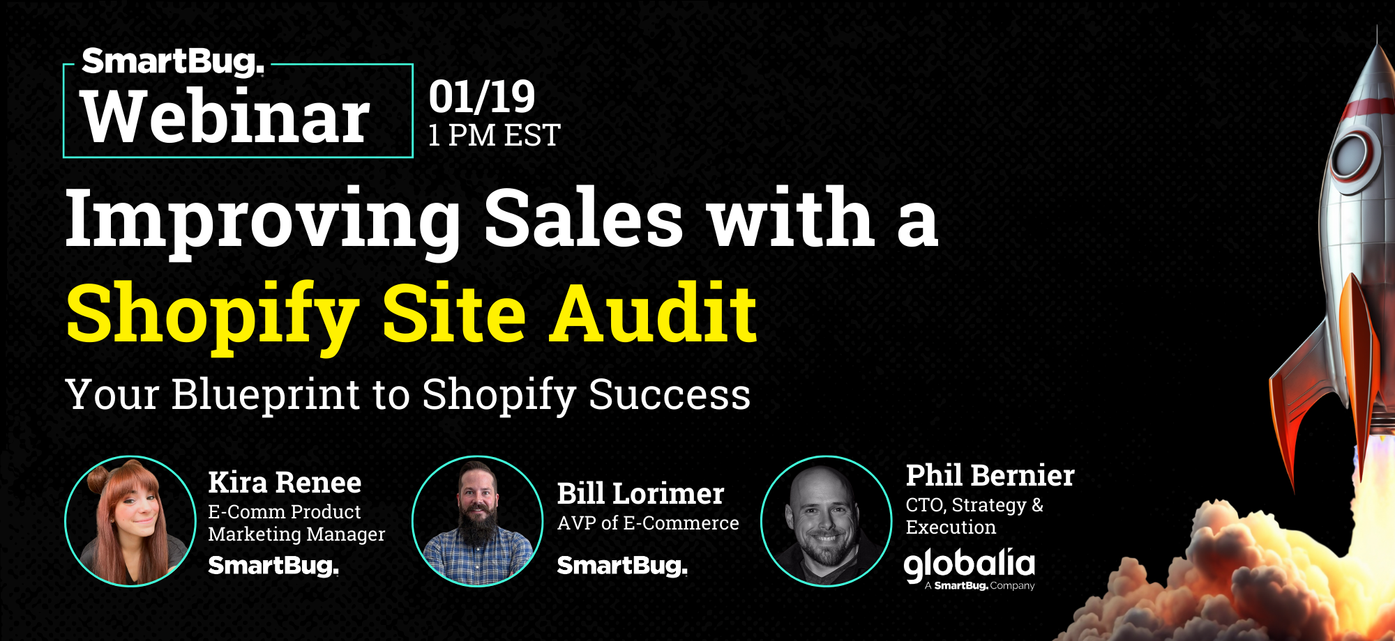 SmartBug Media Webinar: Improving Sales with a Shopify Site Audit